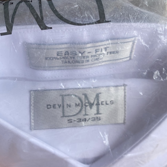 Devin Michaels | Shirts | Brand New S3435 Devin Michaels White Tuxedo Shirt | Poshmark